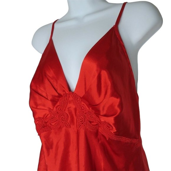 L.A. Intimates | Intimates & Sleepwear | Vintage La Intimates Red Satin ...
